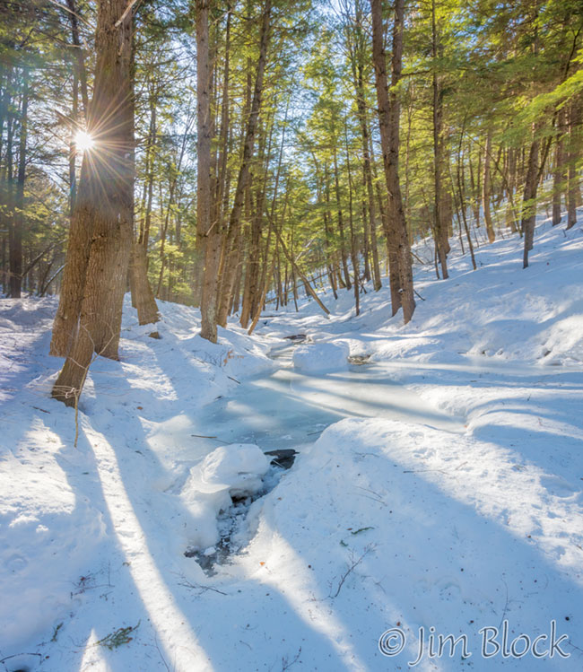 Slade Brook in Winter - Jim Block Photography