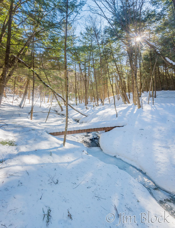 Slade Brook in Winter - Jim Block Photography